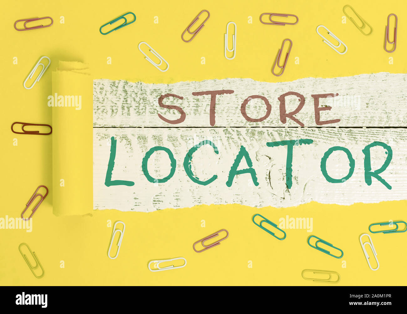 Writing note showing Store Locator. Business concept for to know the ...
