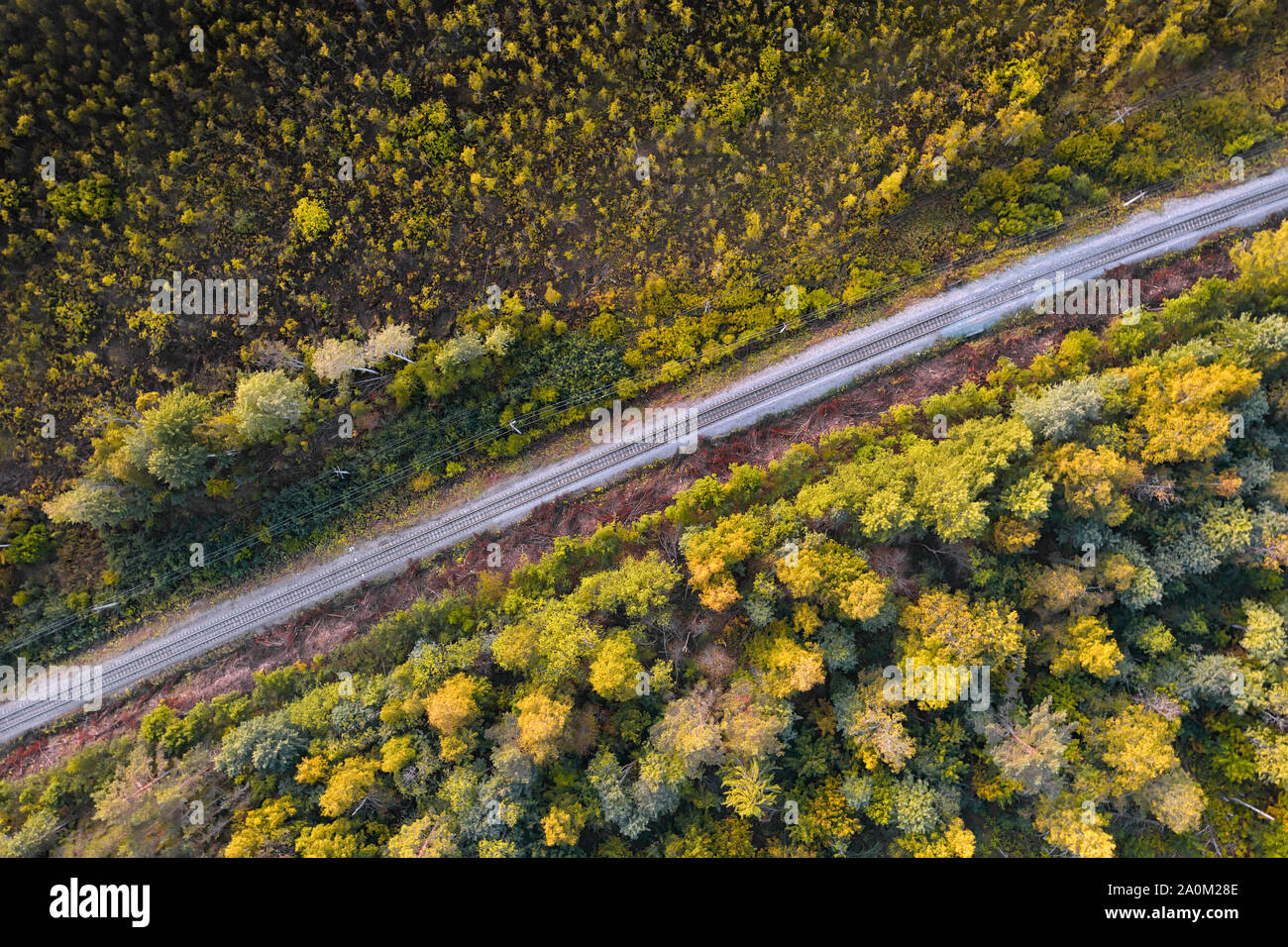 Rail track above hi-res stock photography and images - Alamy