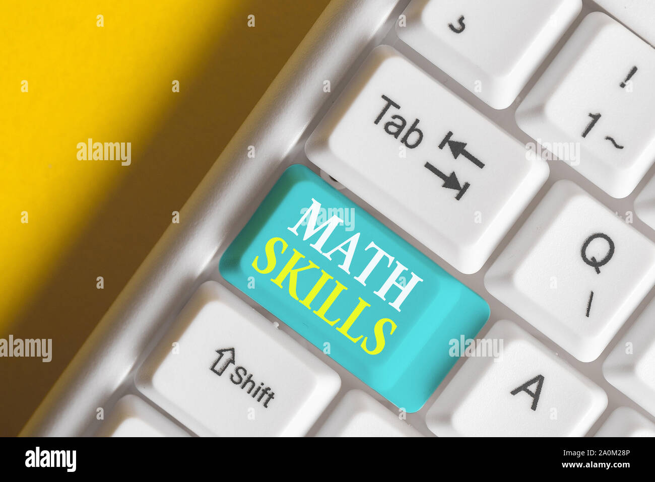 Word writing text Math Skills. Business photo showcasing starting to ...