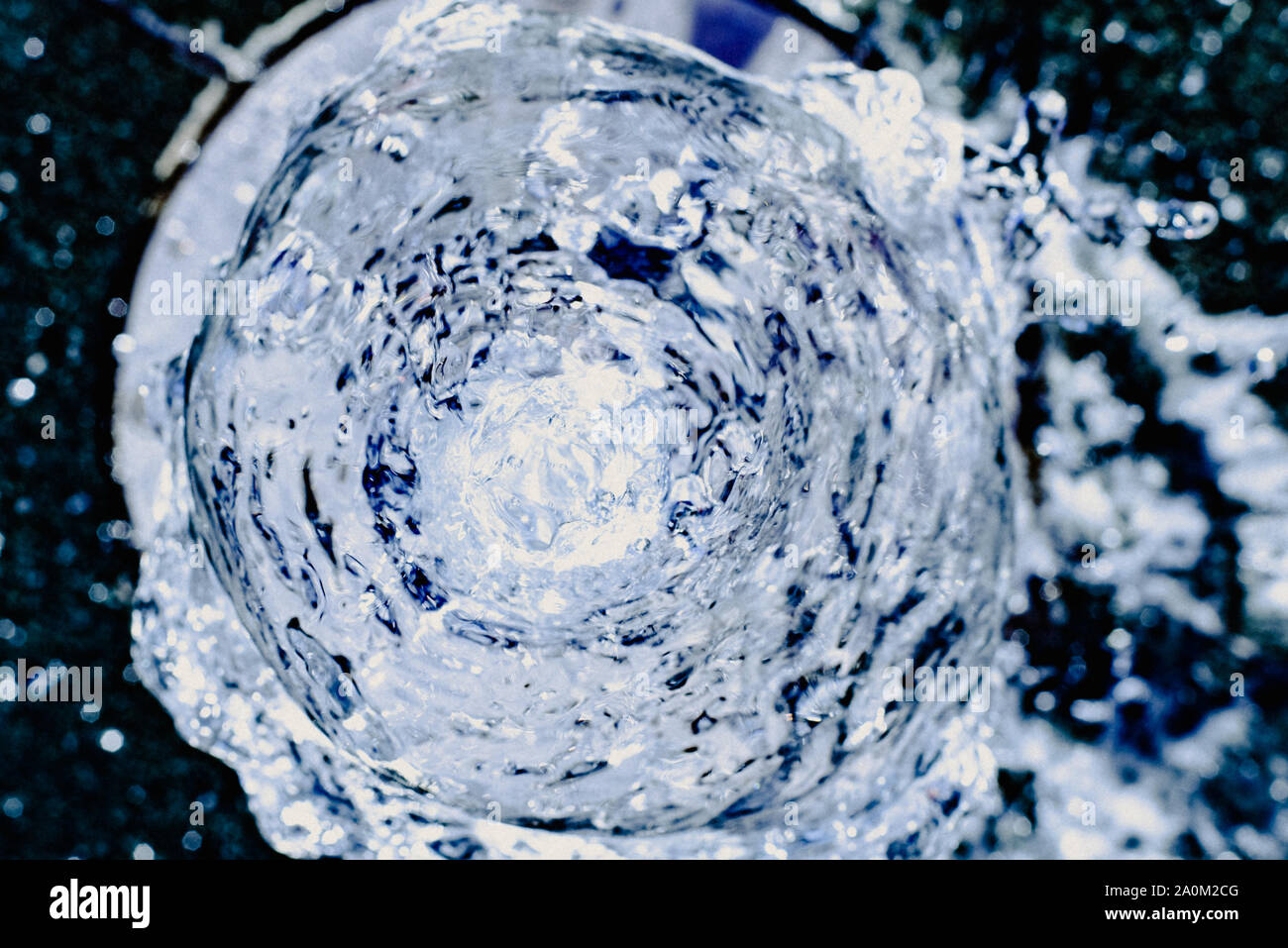 Water source thrown up from the ground Stock Photo - Alamy