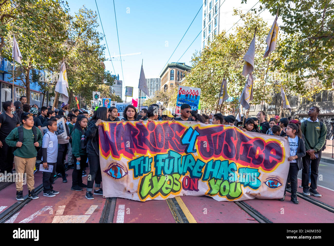 San Francisco, USA. 20th September, 2019. Student Strike for Climate ...