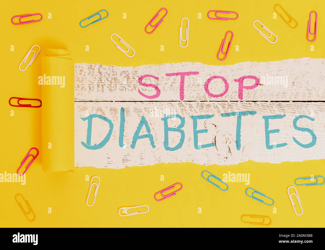 Writing note showing Stop Diabetes. Business concept for Blood Sugar ...