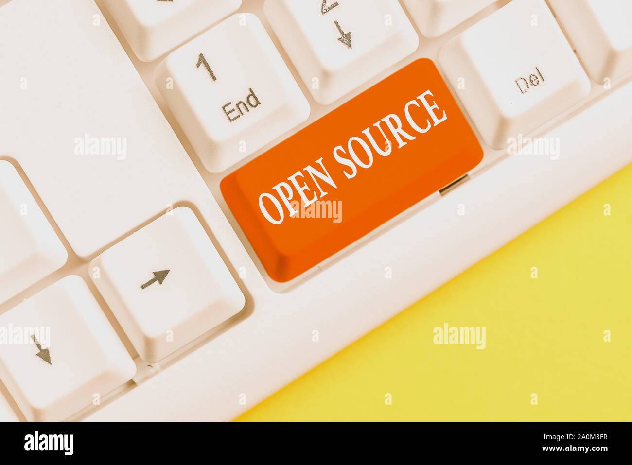 Word writing text Open Source. Business photo showcasing denoting software which original source ...