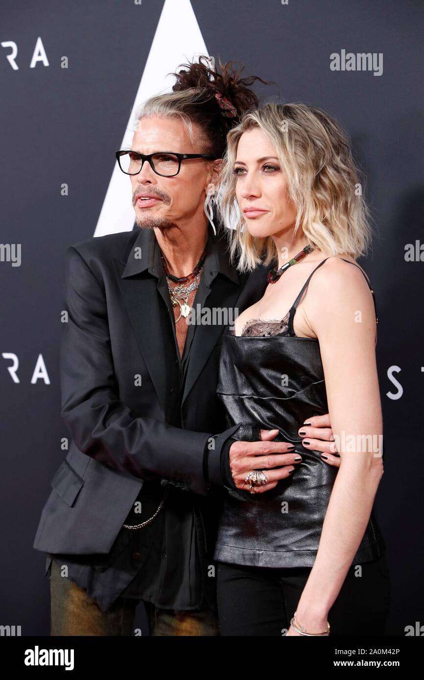 Los Angeles, CA. 18th Sep, 2019. Steven Tyler, Aimee Preston at ...