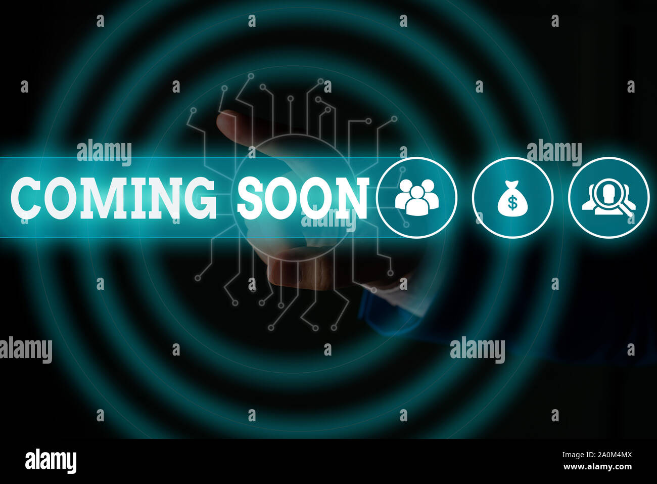 Word writing text Coming Soon. Business photo showcasing something is ...