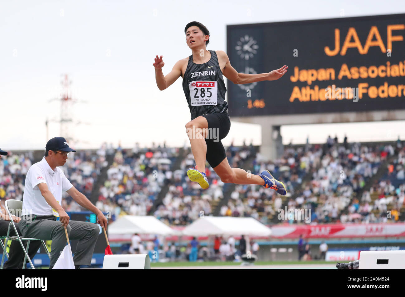 Hakatanomori Athletic Stadium, Fukuoka, Japan. 30th June, 2019. Shotaro ...