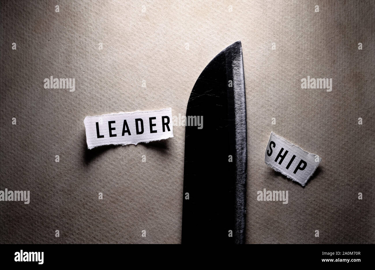 No leadership label tag close up Stock Photo - Alamy