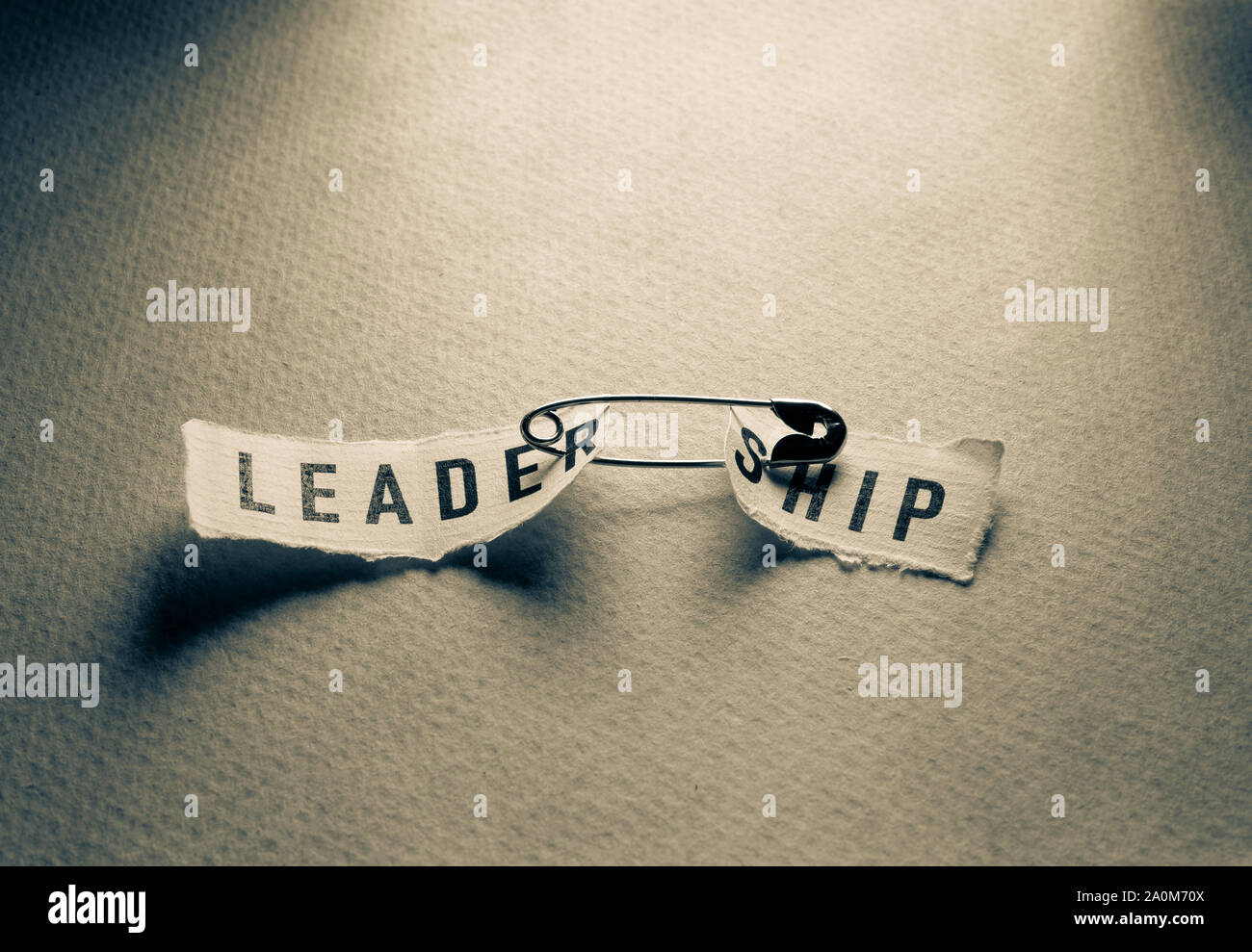 No leadership label tag close up Stock Photo - Alamy