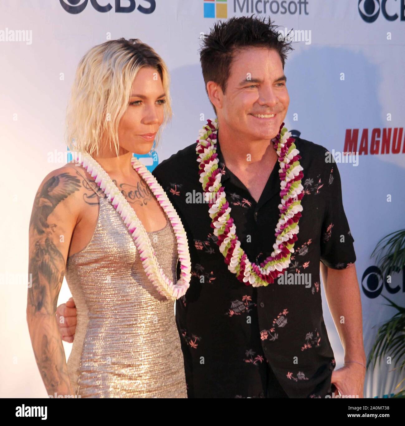 September 19, 2019 - Skylar Grey and Rob Morrow during the Hawaii Five ...