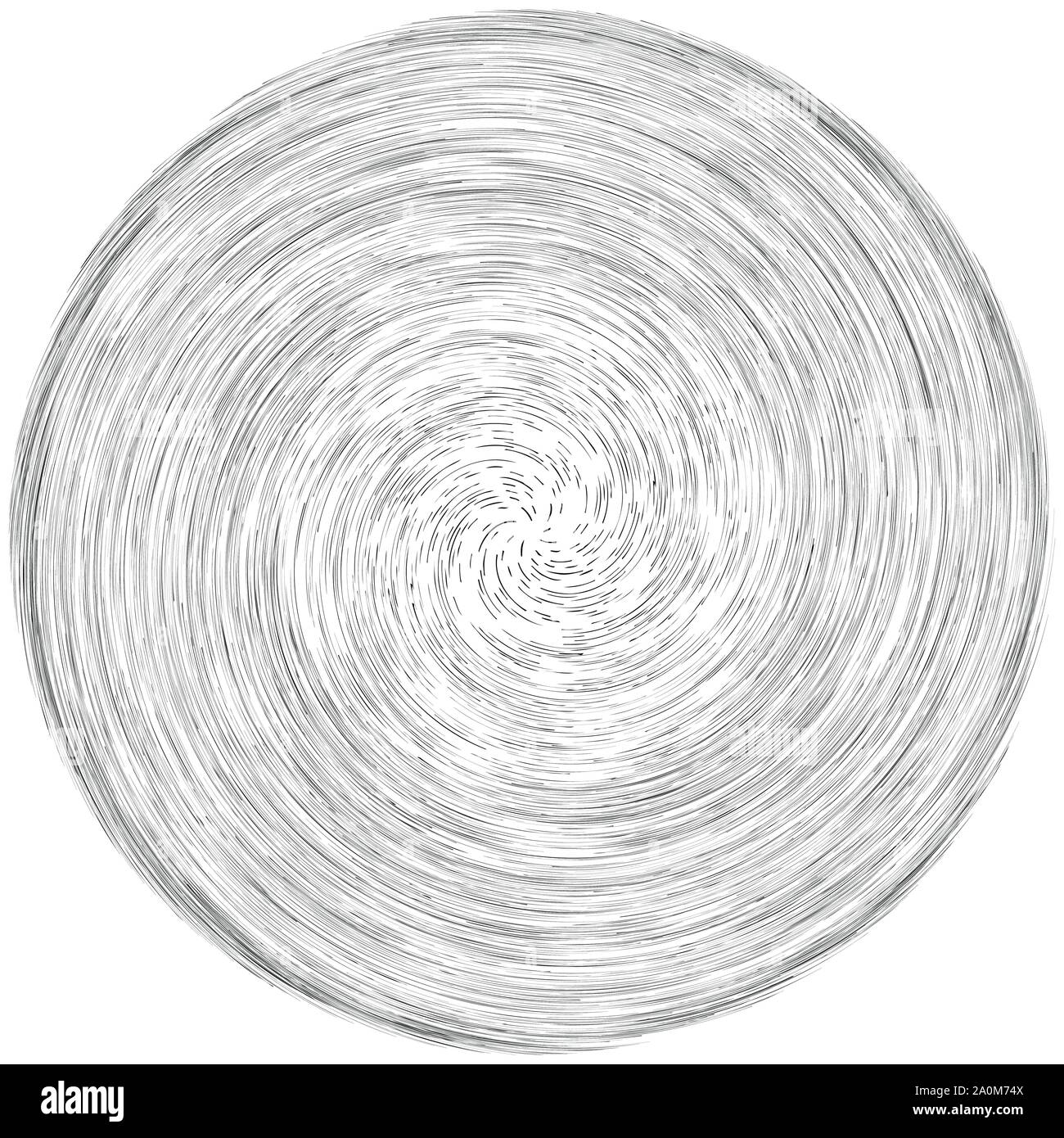 Detailed twirl, spiral element. Whirlpool, whirligig effect. Circular ...
