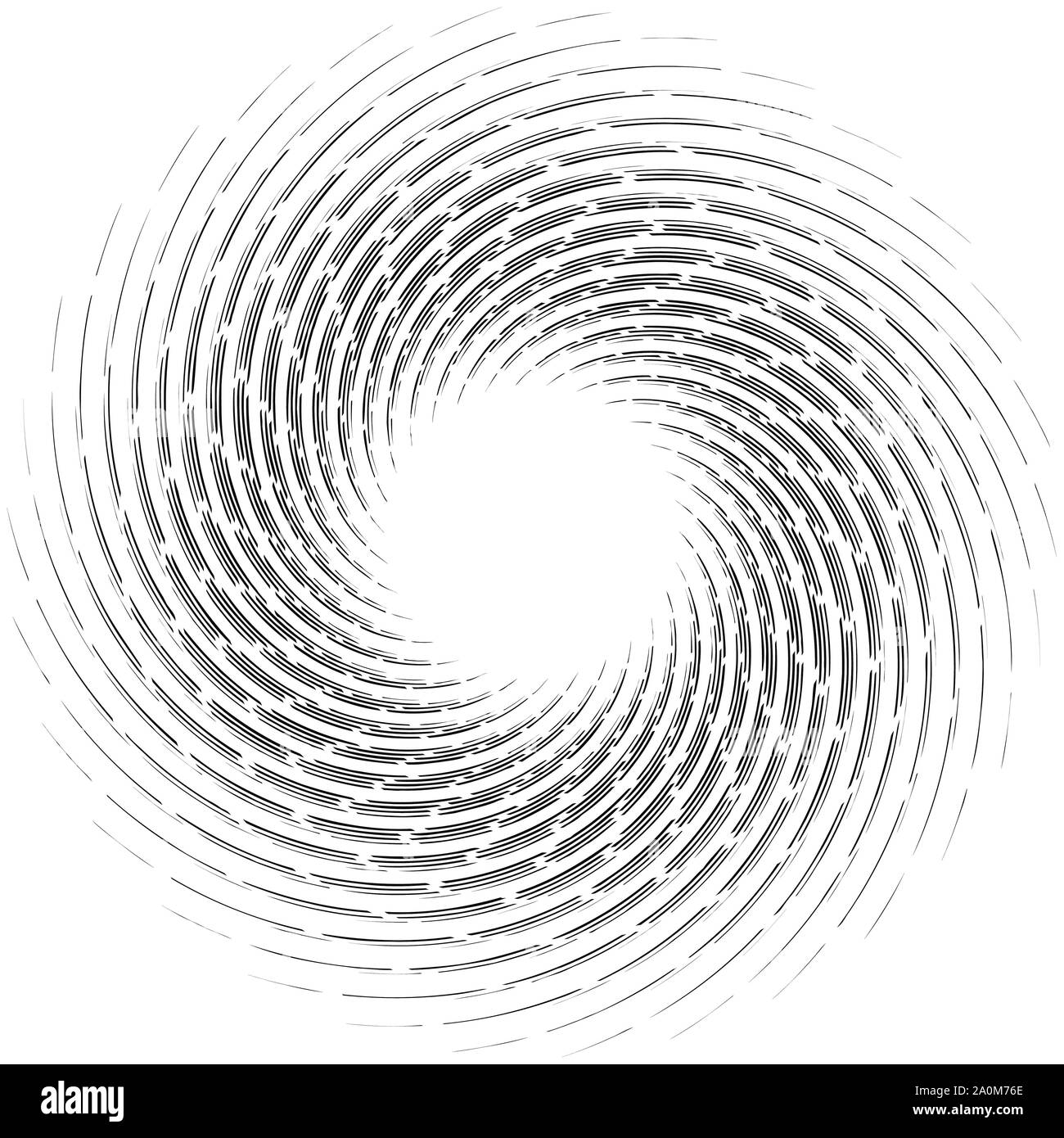 Detailed twirl, spiral element. Whirlpool, whirligig effect. Circular ...