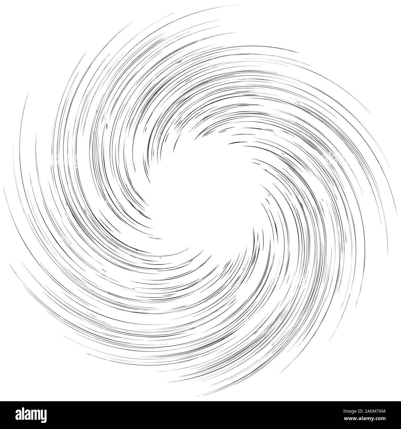 Detailed twirl, spiral element. Whirlpool, whirligig effect. Circular ...