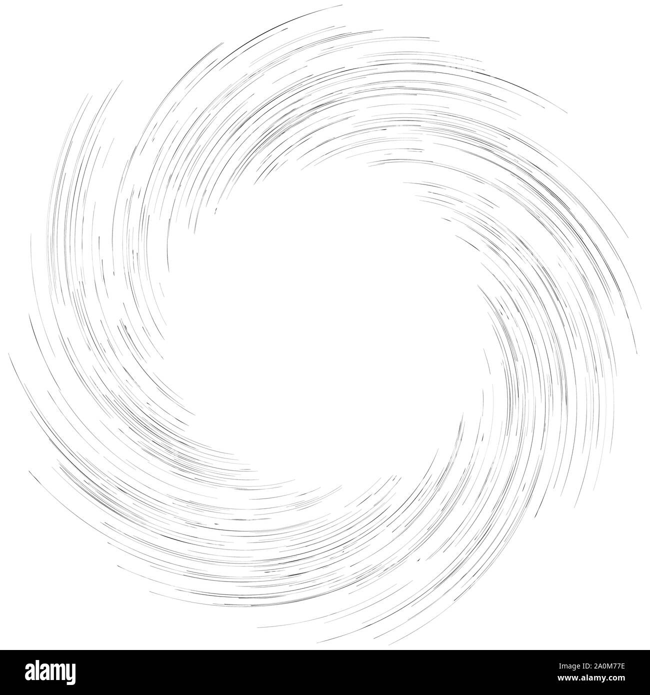 Detailed twirl, spiral element. Whirlpool, whirligig effect. Circular ...
