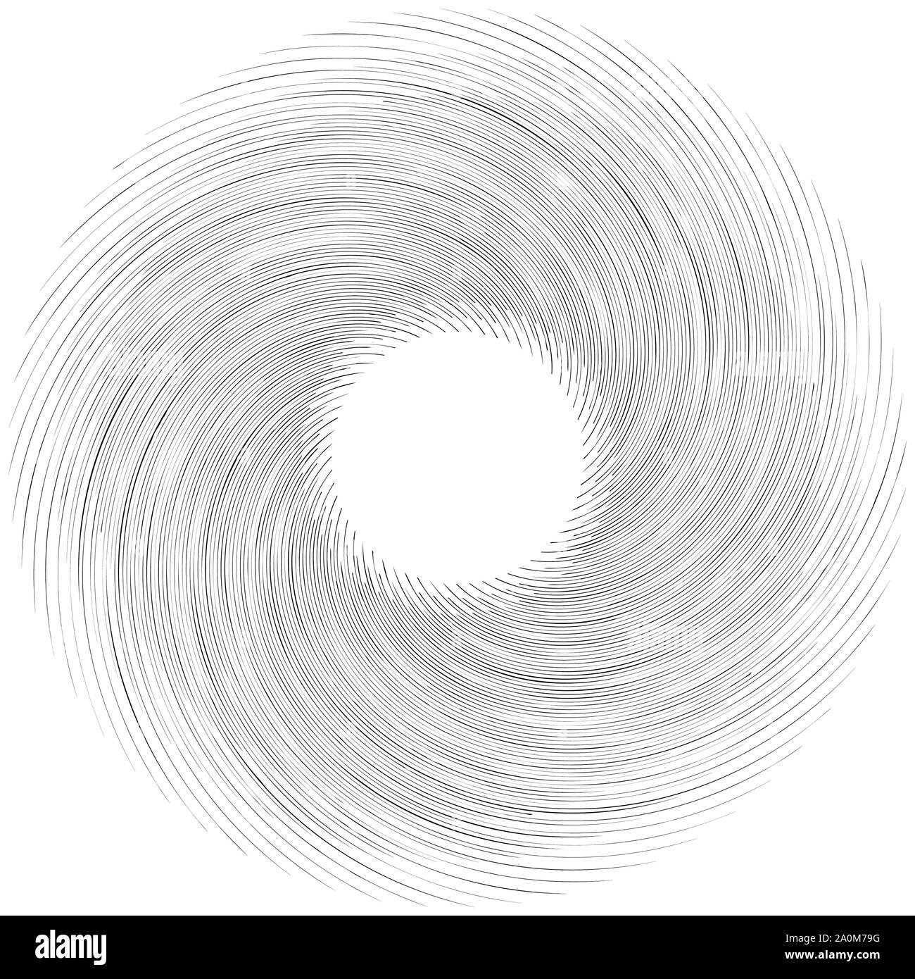 Detailed twirl, spiral element. Whirlpool, whirligig effect. Circular ...