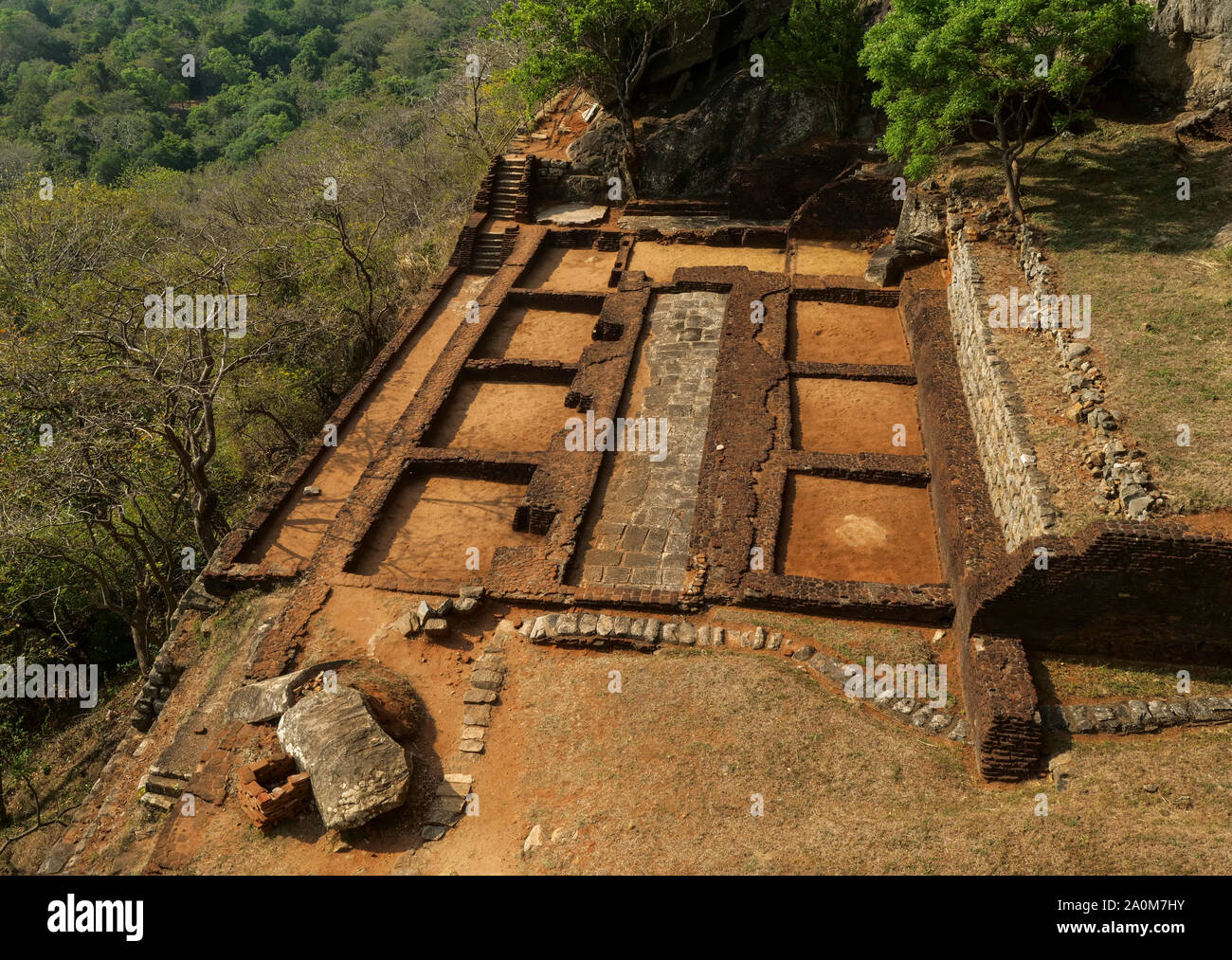 Sigiriya Rock is an ancient fortress in Sri Lanka. Sigiriya is a UNESCO ...