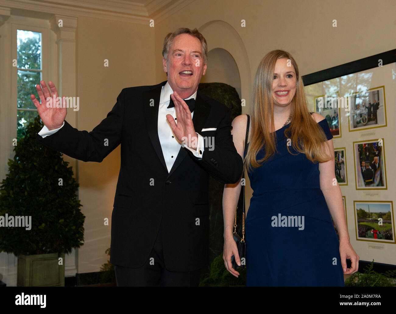 United States Trade Representative Robert Lighthizer and Mrs. Claire ...
