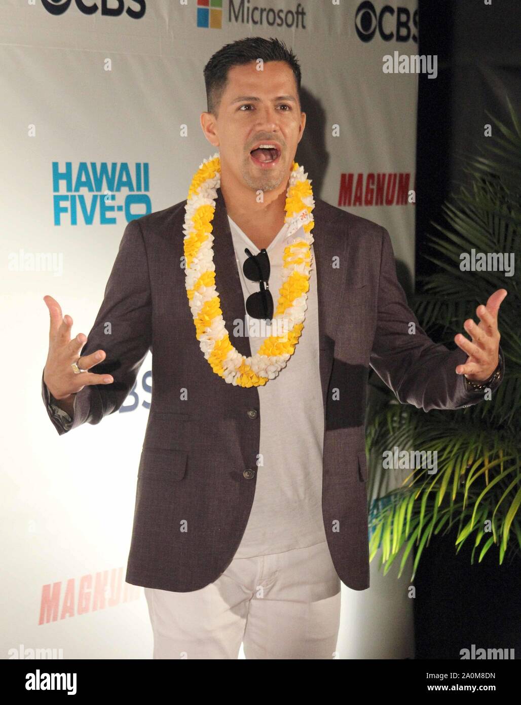 September 19, 2019 - Jay Hernandez (Thomas Magnum) during the Hawaii ...