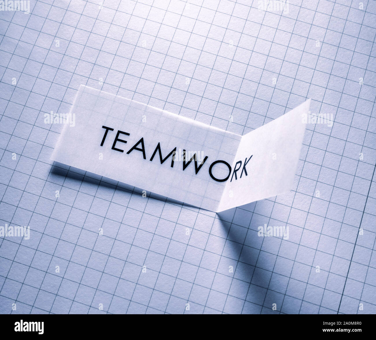 Close up of Teamwork tag label Stock Photo - Alamy