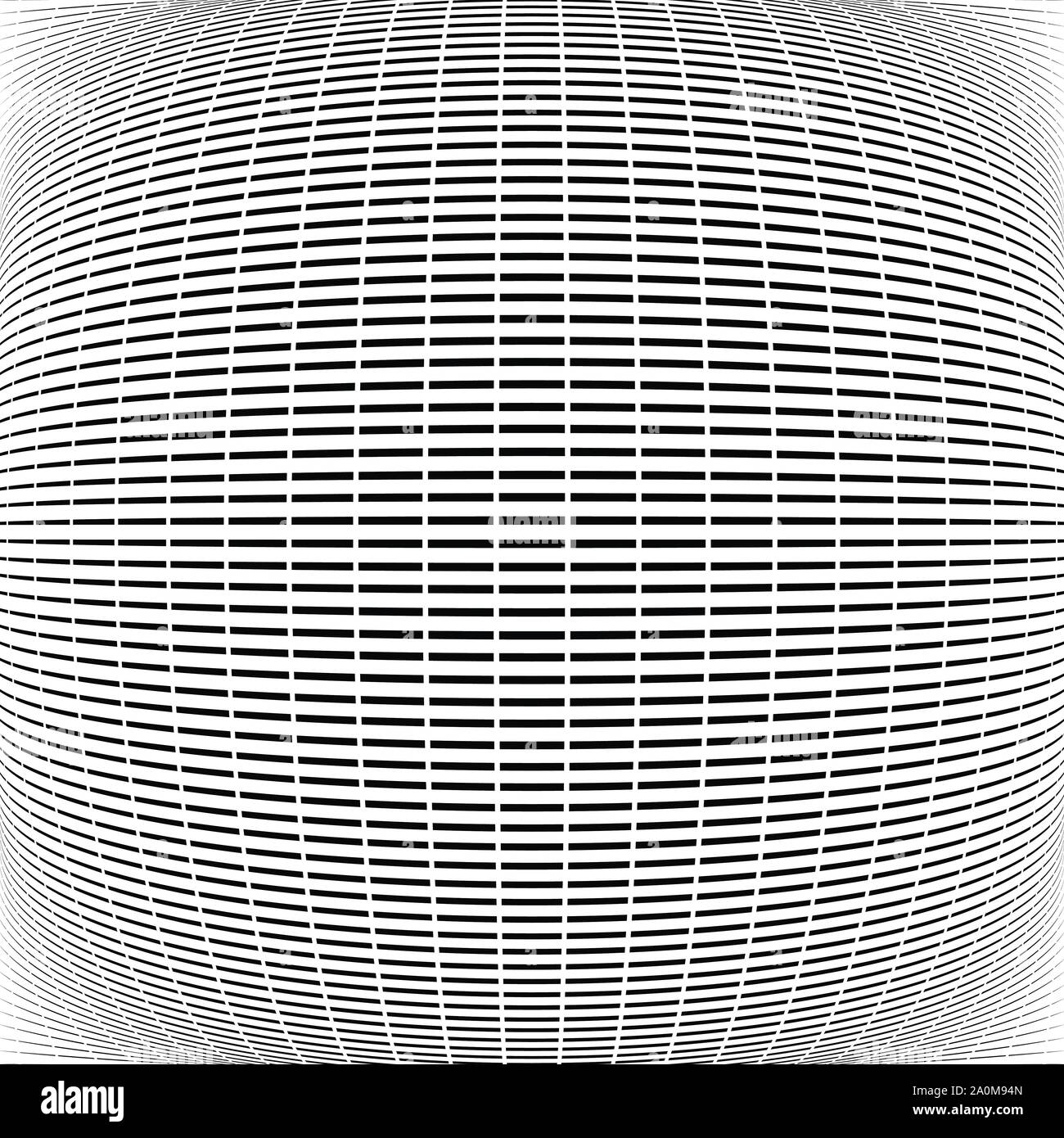 3D circular burst. Convex globe, sphere, orb distort. Inflate design ...
