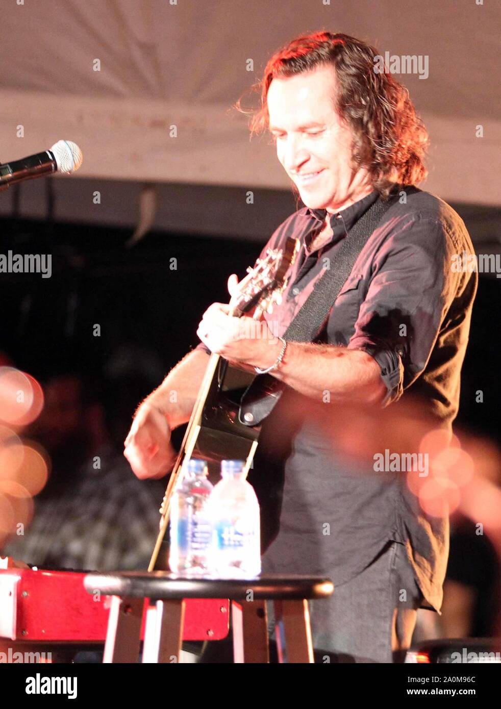 September 19, 2019 - Train member Jerry Becker performs during the ...