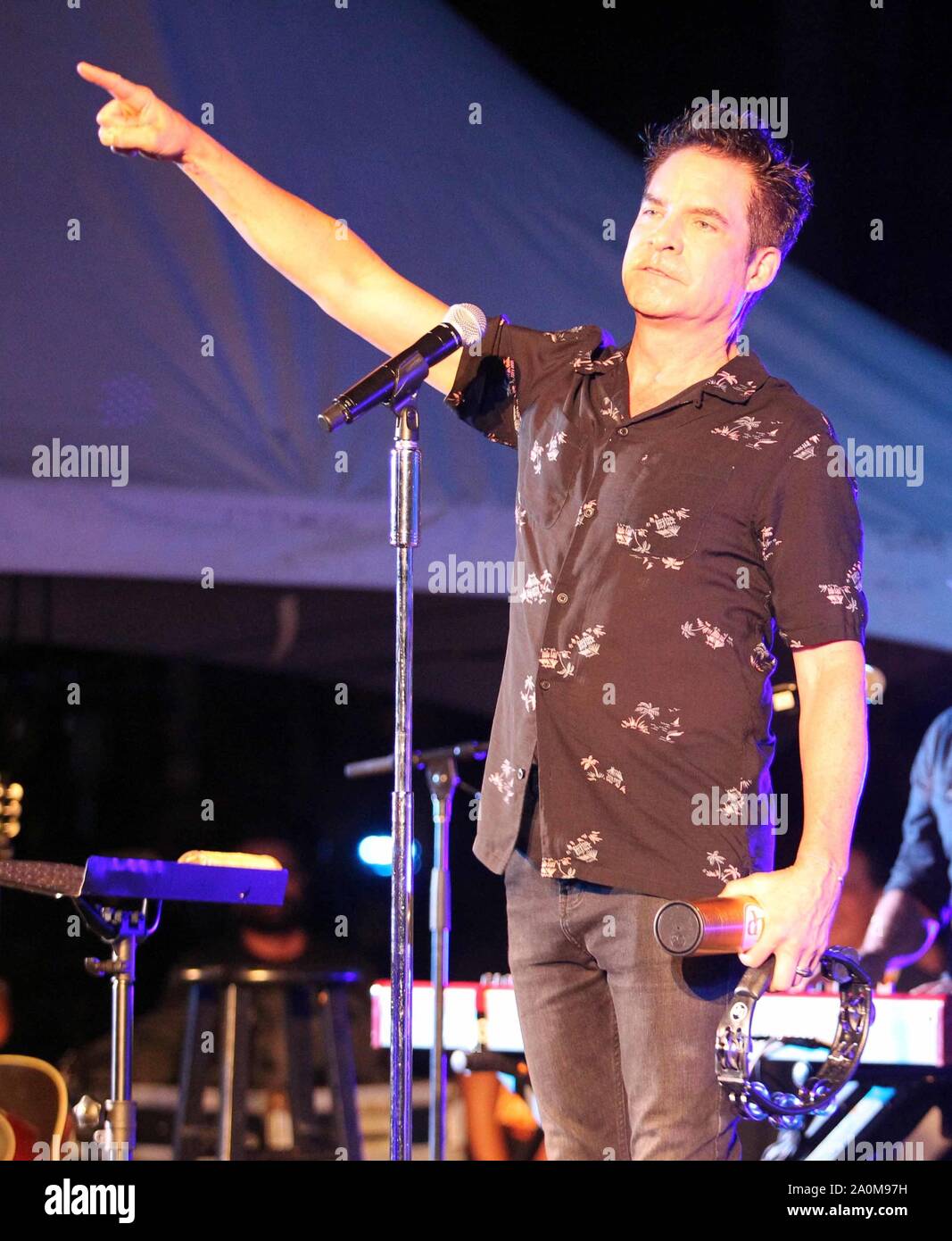 September 19, 2019 - Lead Singer Patrick Monahan of Train performs ...