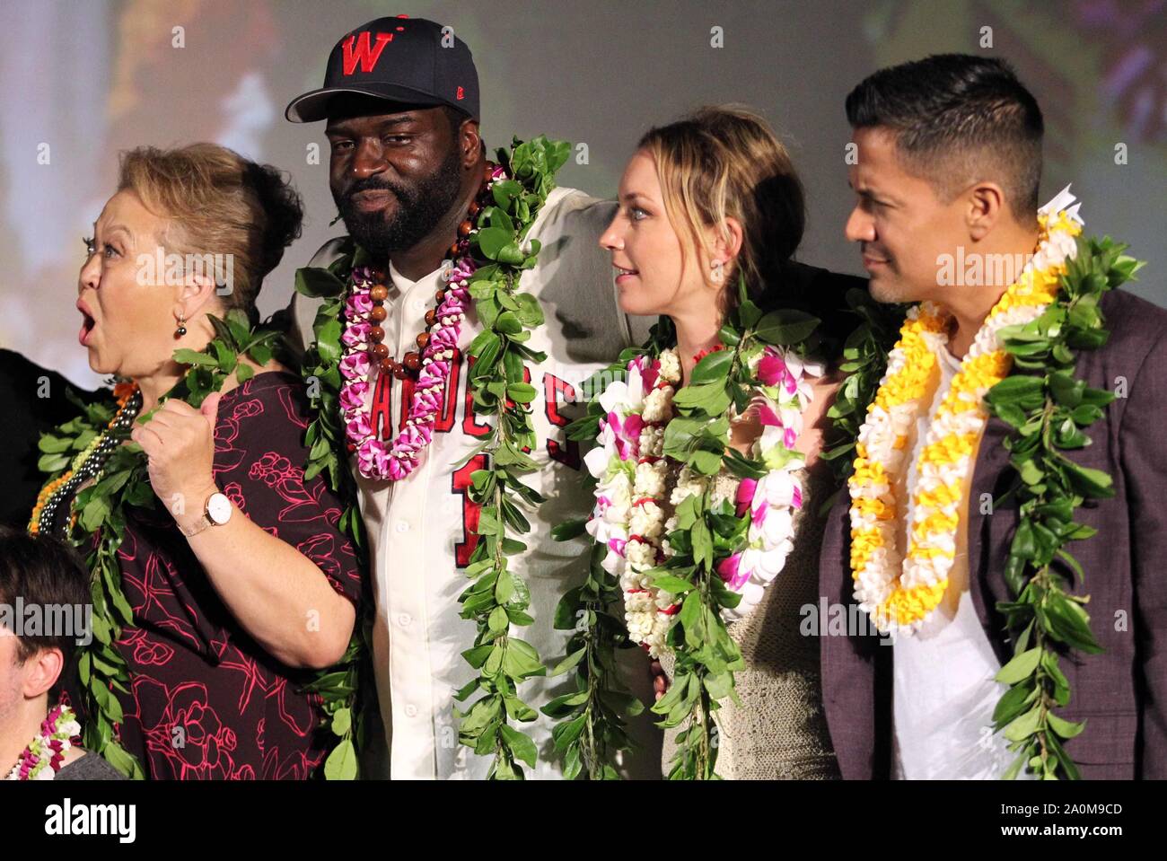 September 19, 2019 - Amy Hill, Stephen Hill, Perdita Weeks and Jay ...
