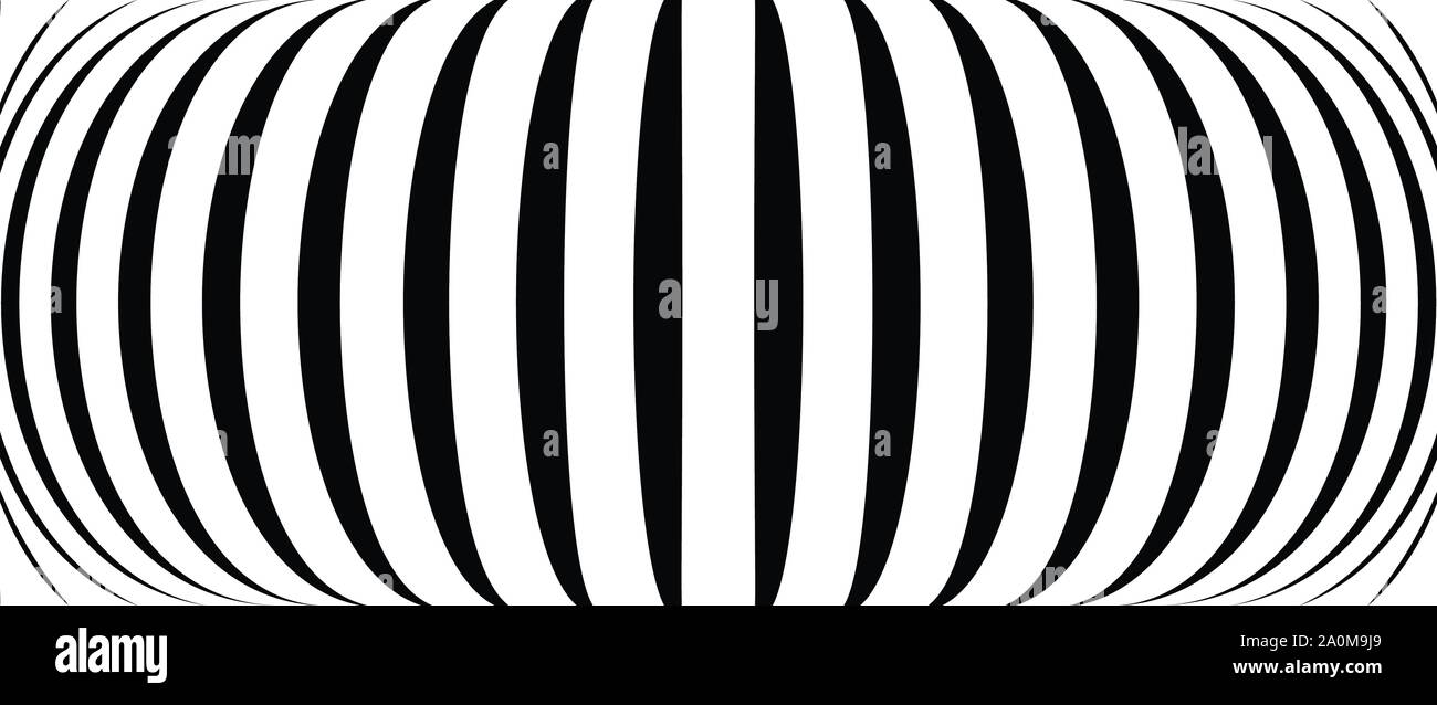 3D circular burst. Convex globe, sphere, orb distort. Inflate design ...