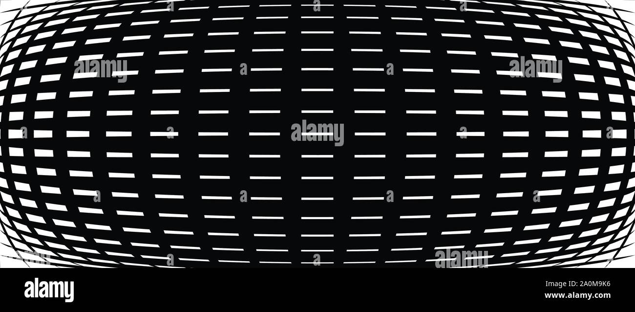 3D circular burst. Convex globe, sphere, orb distort. Inflate design ...