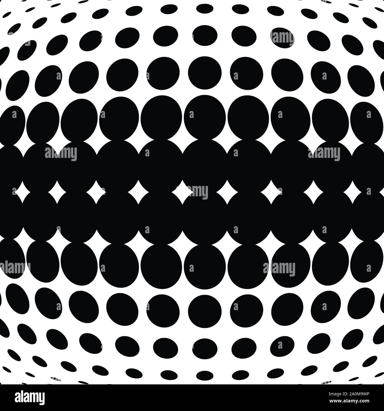 Half-tone dots. Dotted, circles pattern. Sphere, orb or globe ...