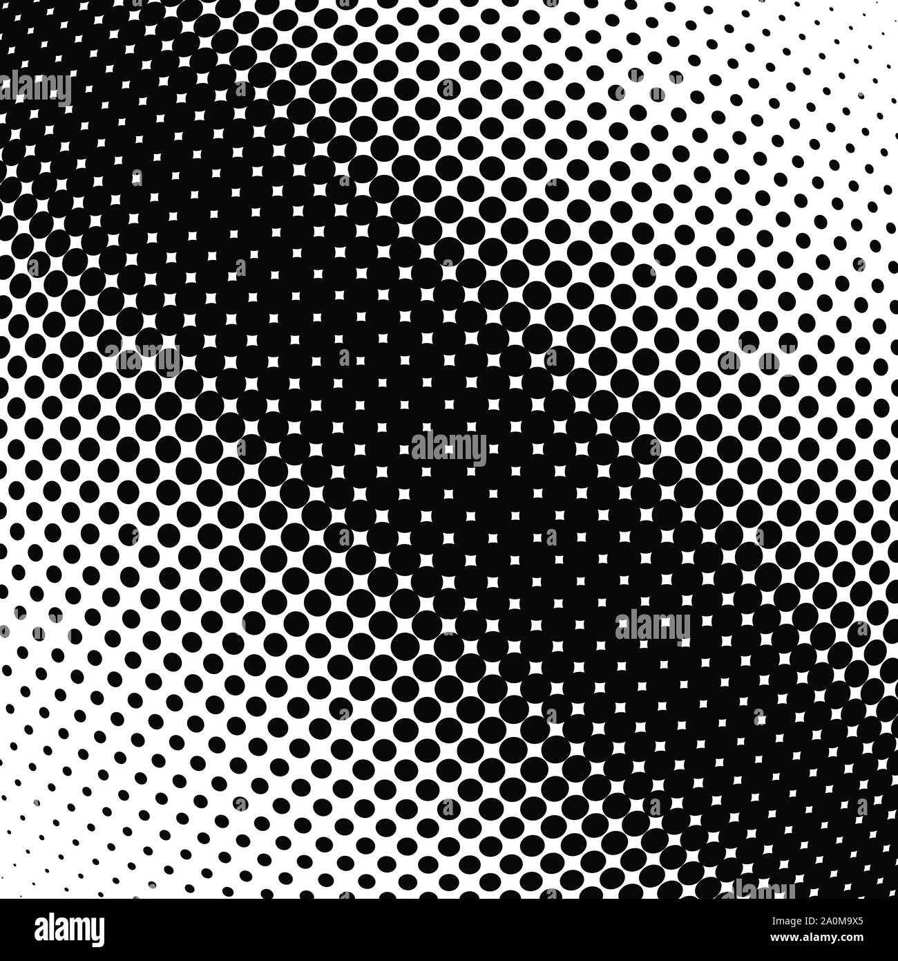 Half-tone dots. Dotted, circles pattern. Sphere, orb or globe ...