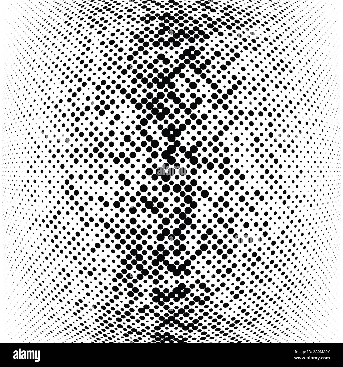 Half-tone dots. Dotted, circles pattern. Sphere, orb or globe ...