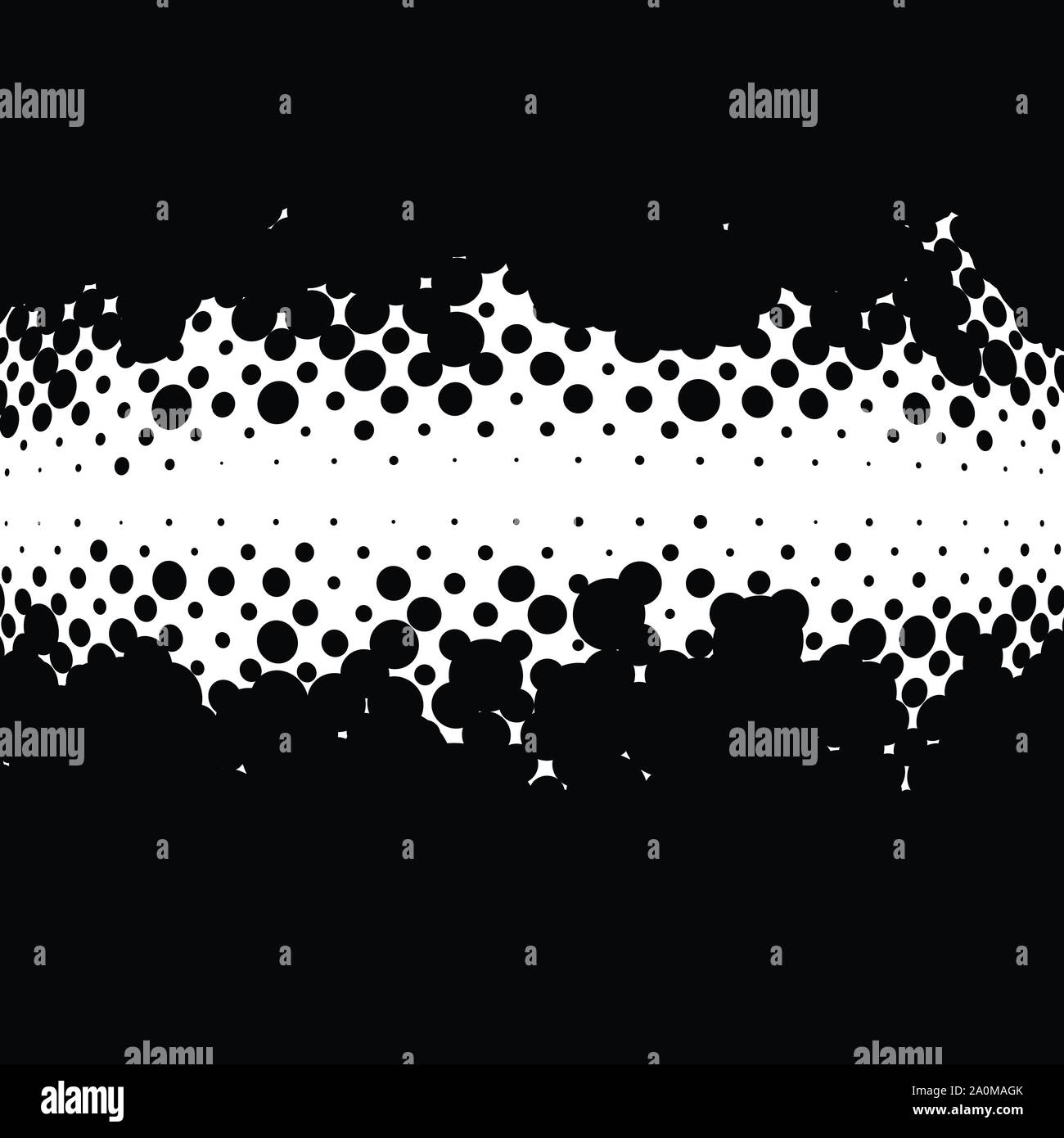 Half-tone dots. Dotted, circles pattern. Sphere, orb or globe ...