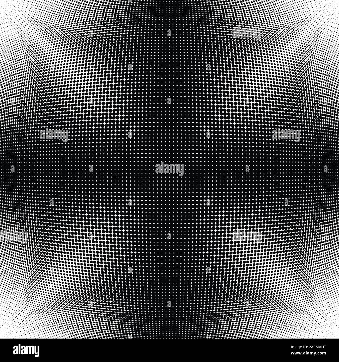 Half-tone dots. Dotted, circles pattern. Sphere, orb or globe ...