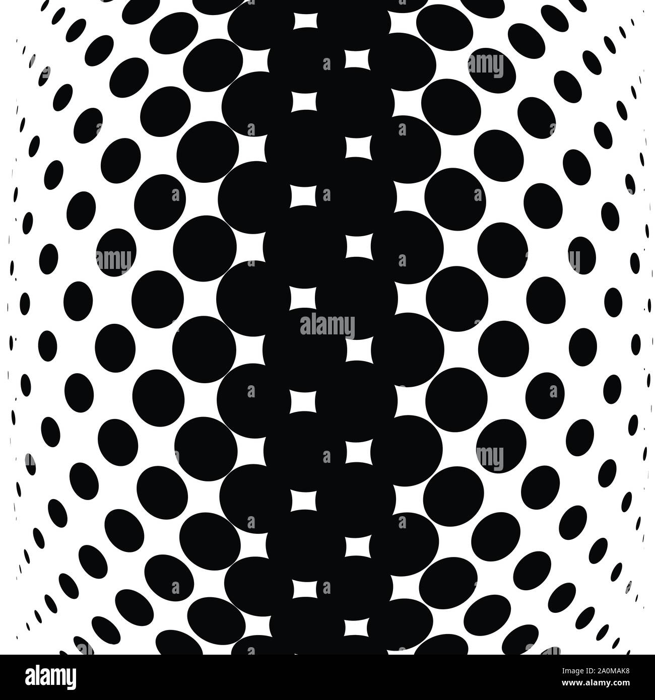 Half-tone dots. Dotted, circles pattern. Sphere, orb or globe ...