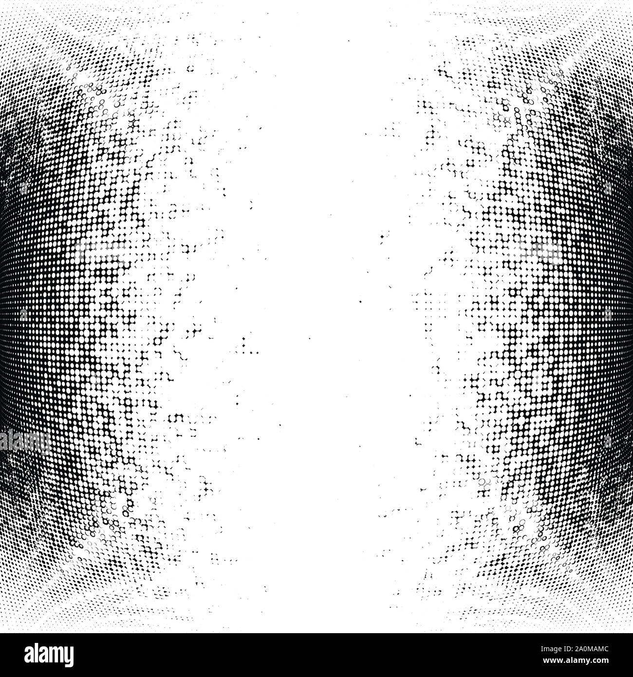 Half-tone dots. Dotted, circles pattern. Sphere, orb or globe ...