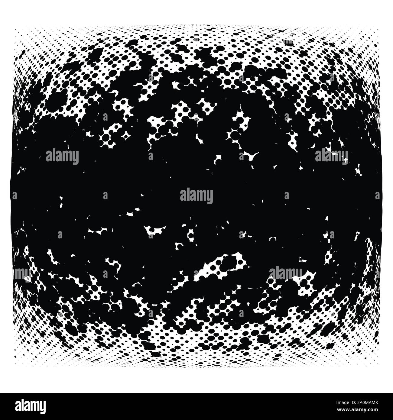 Half-tone dots. Dotted, circles pattern. Sphere, orb or globe ...