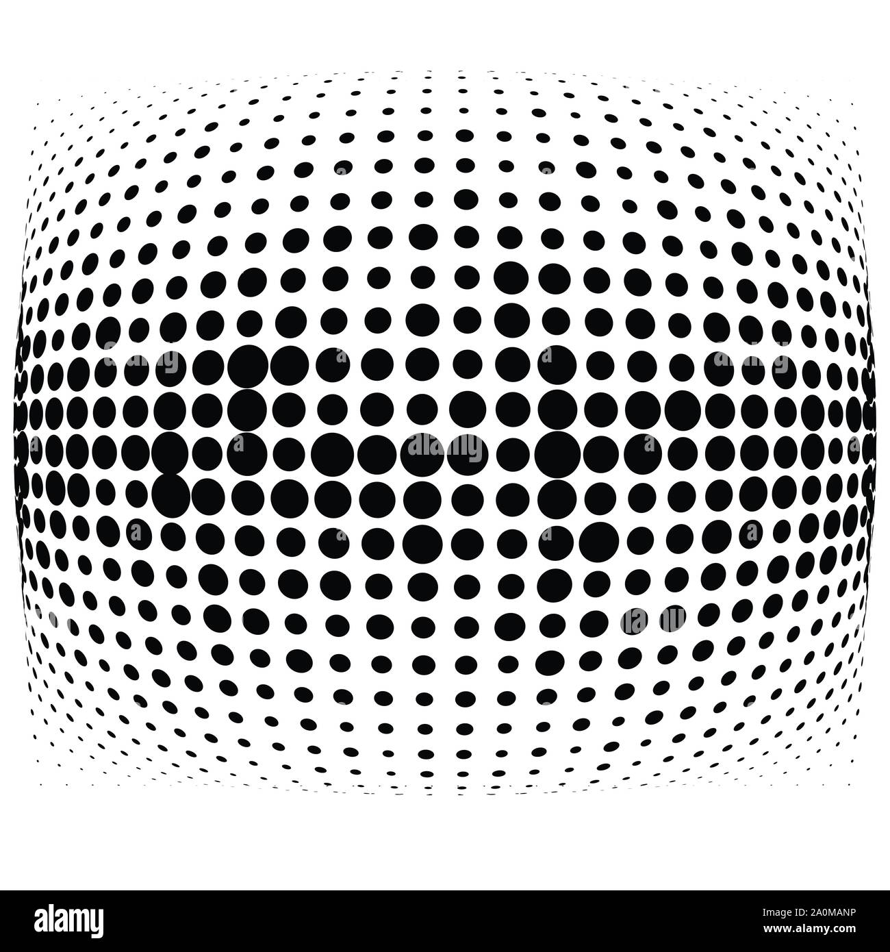 Half-tone dots. Dotted, circles pattern. Sphere, orb or globe ...