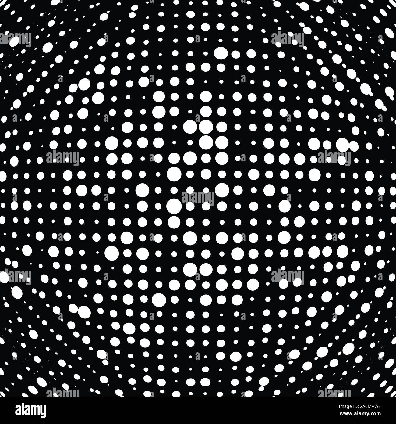 Half-tone dots. Dotted, circles pattern. Sphere, orb or globe ...