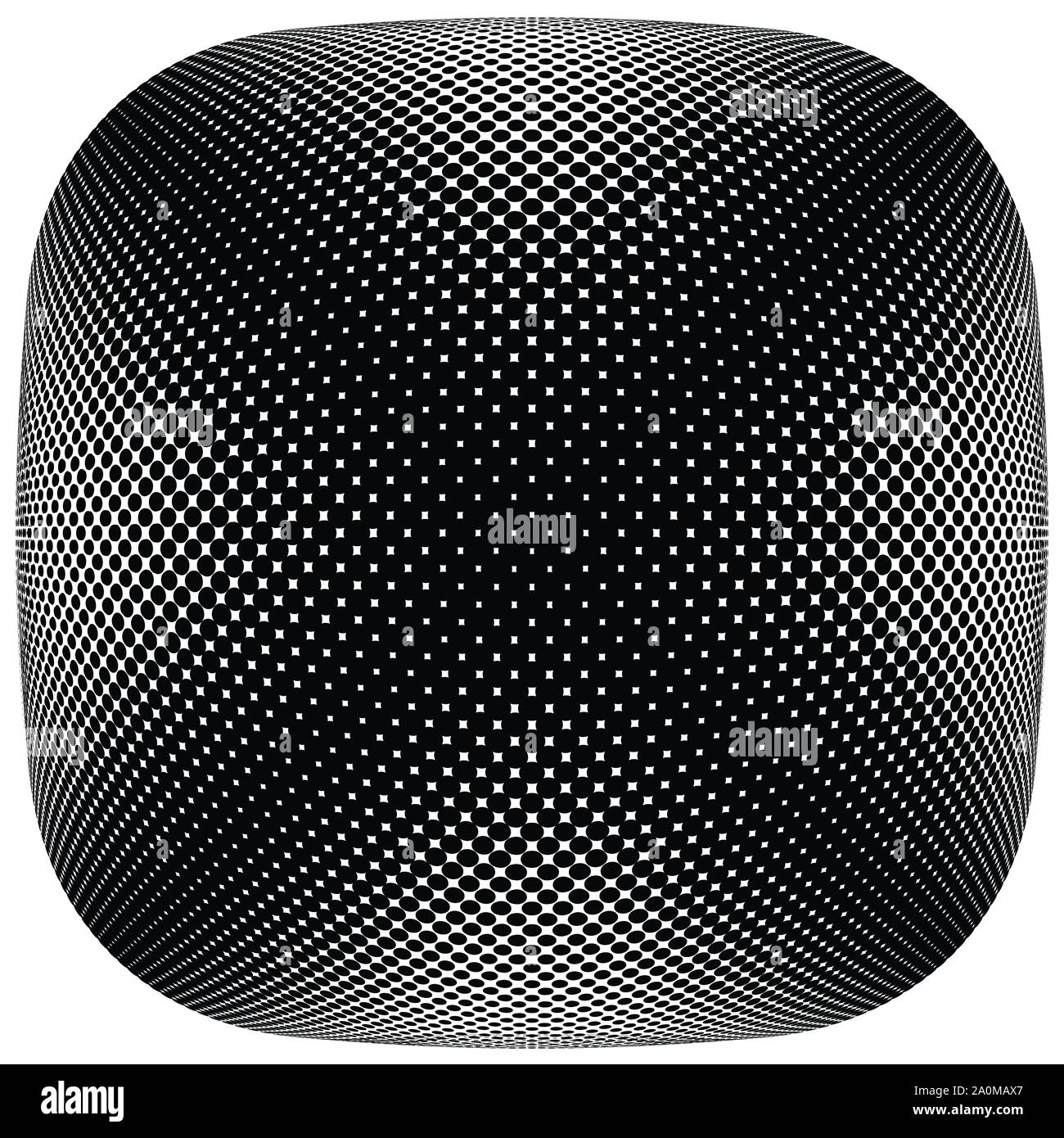 Half-tone dots. Dotted, circles pattern. Sphere, orb or globe ...