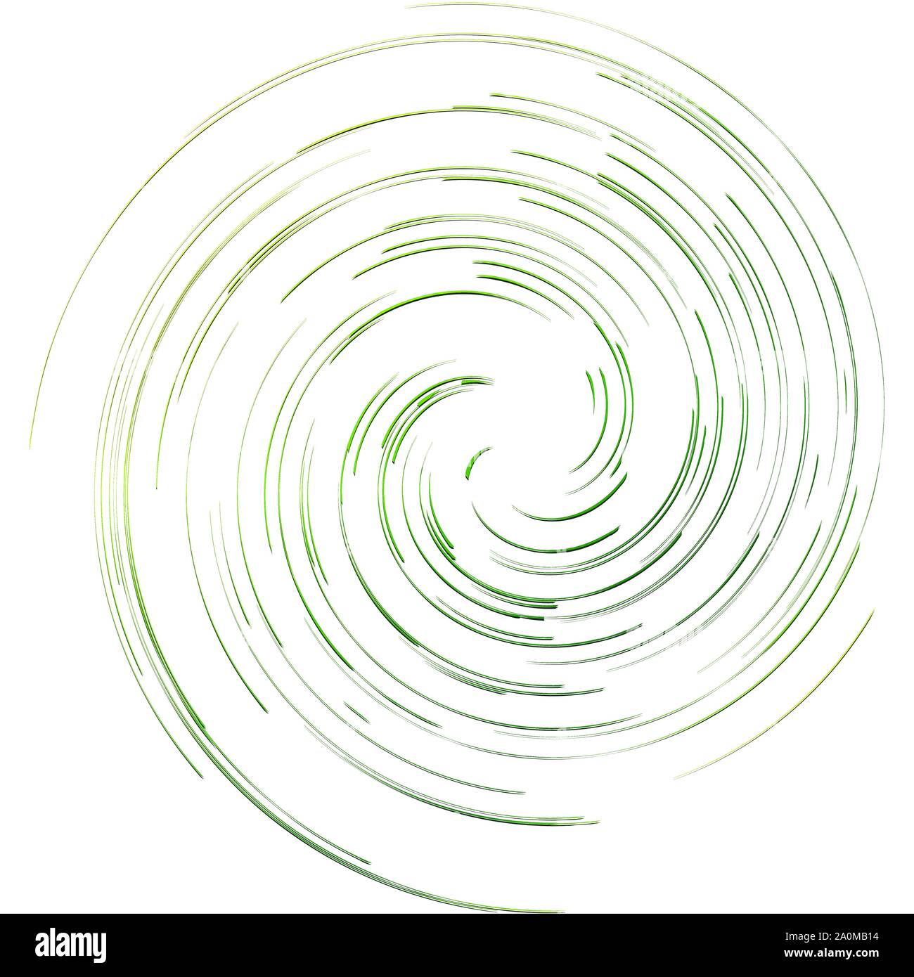 Abstract spiral, twist. Radial swirl, twirl curvy, wavy lines element ...