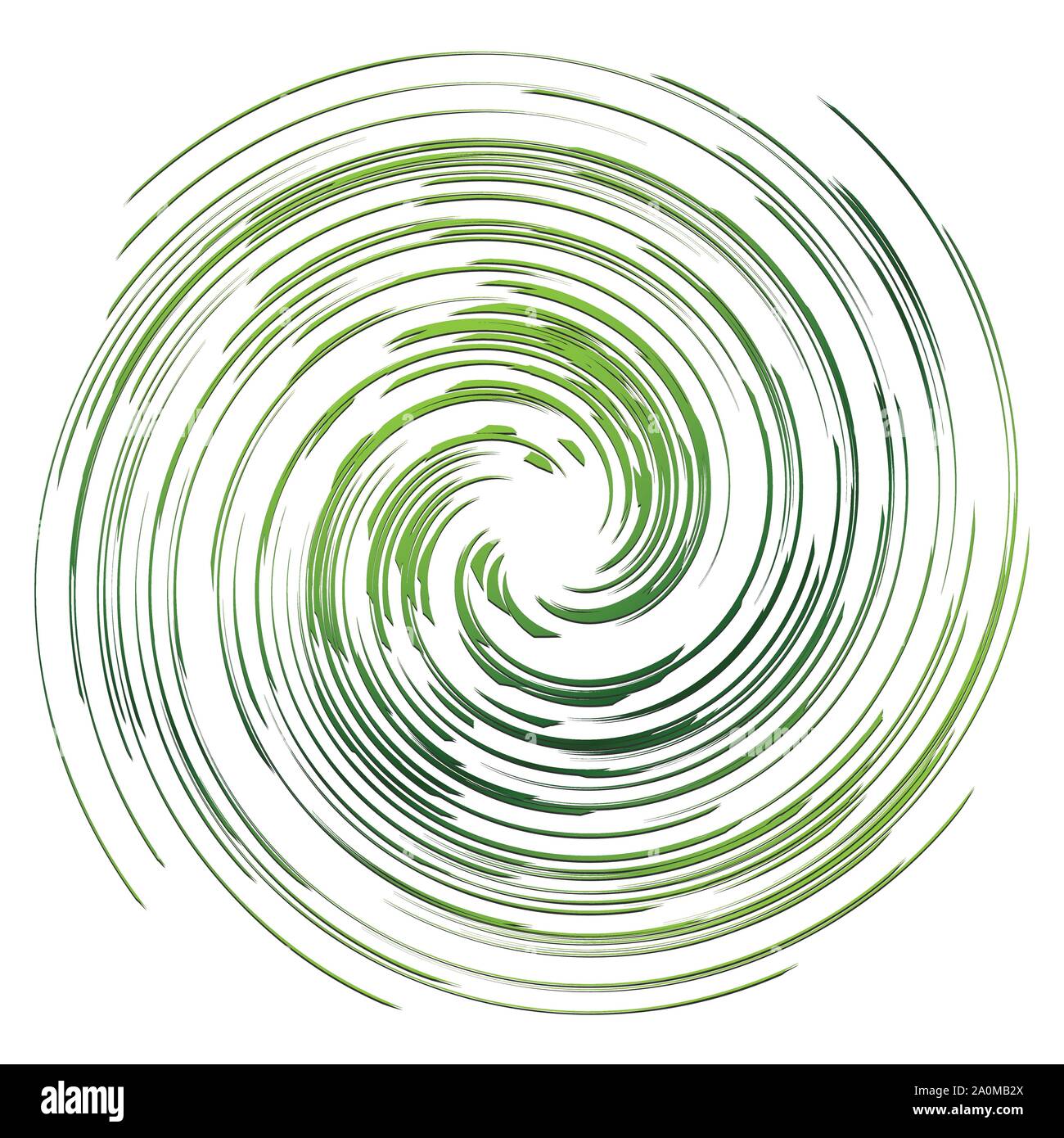 Abstract spiral, twist. Radial swirl, twirl curvy, wavy lines element ...