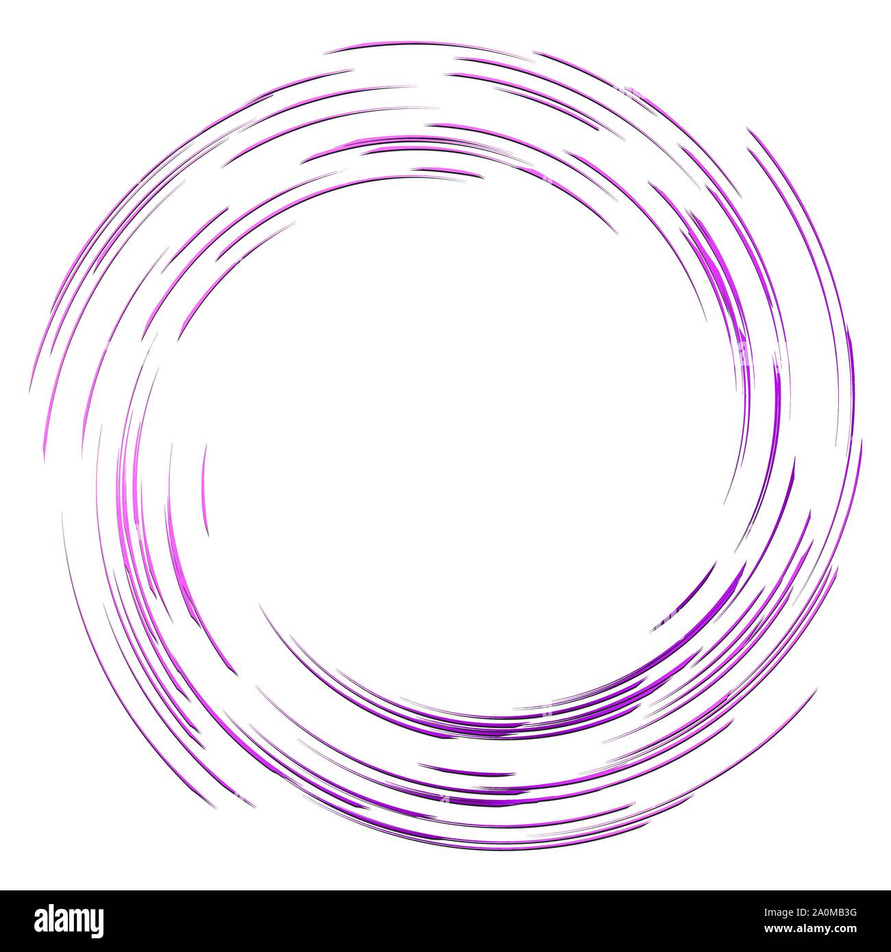 Abstract spiral, twist. Radial swirl, twirl curvy, wavy lines element ...