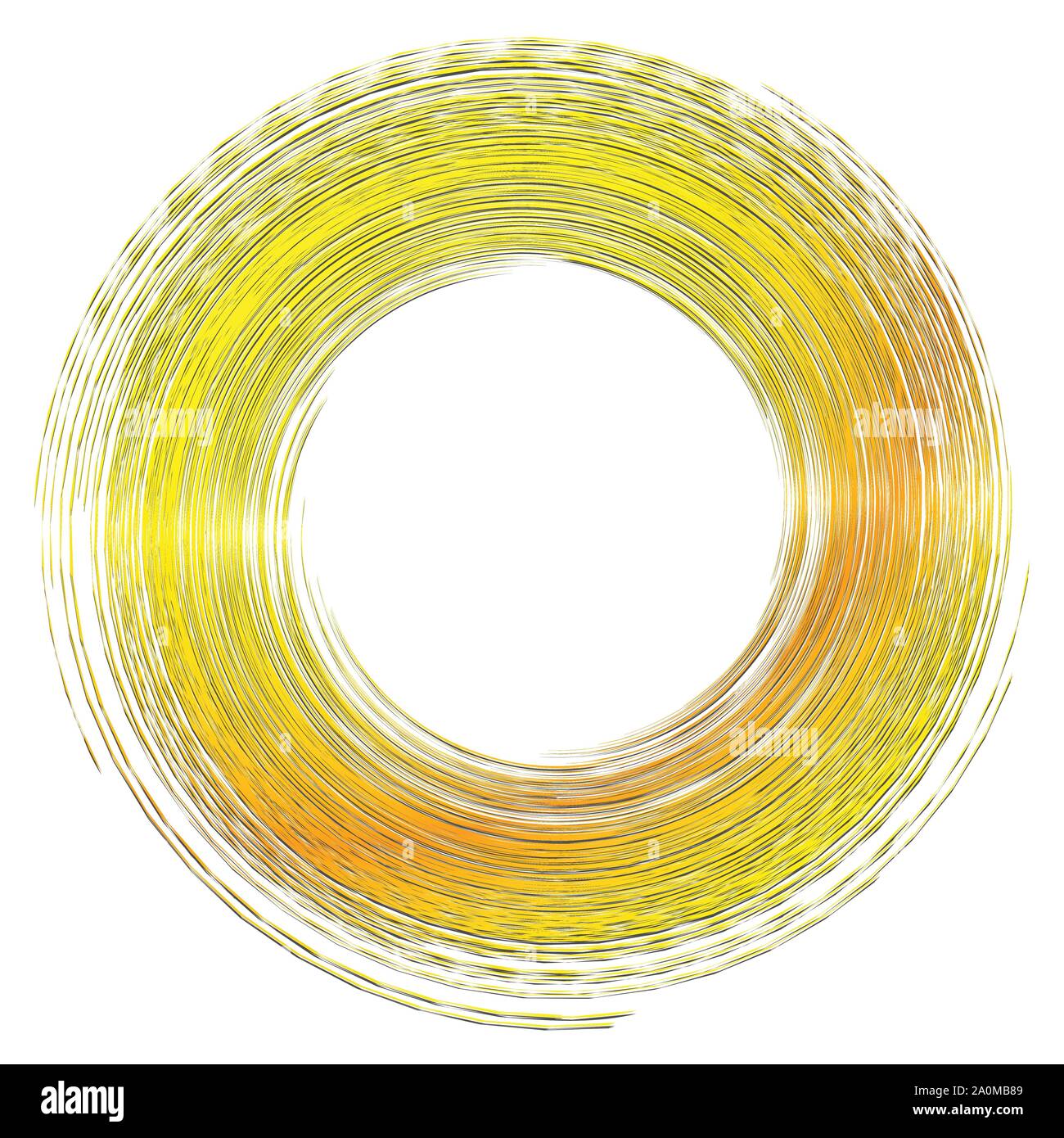 Abstract spiral, twist. Radial swirl, twirl curvy, wavy lines element ...