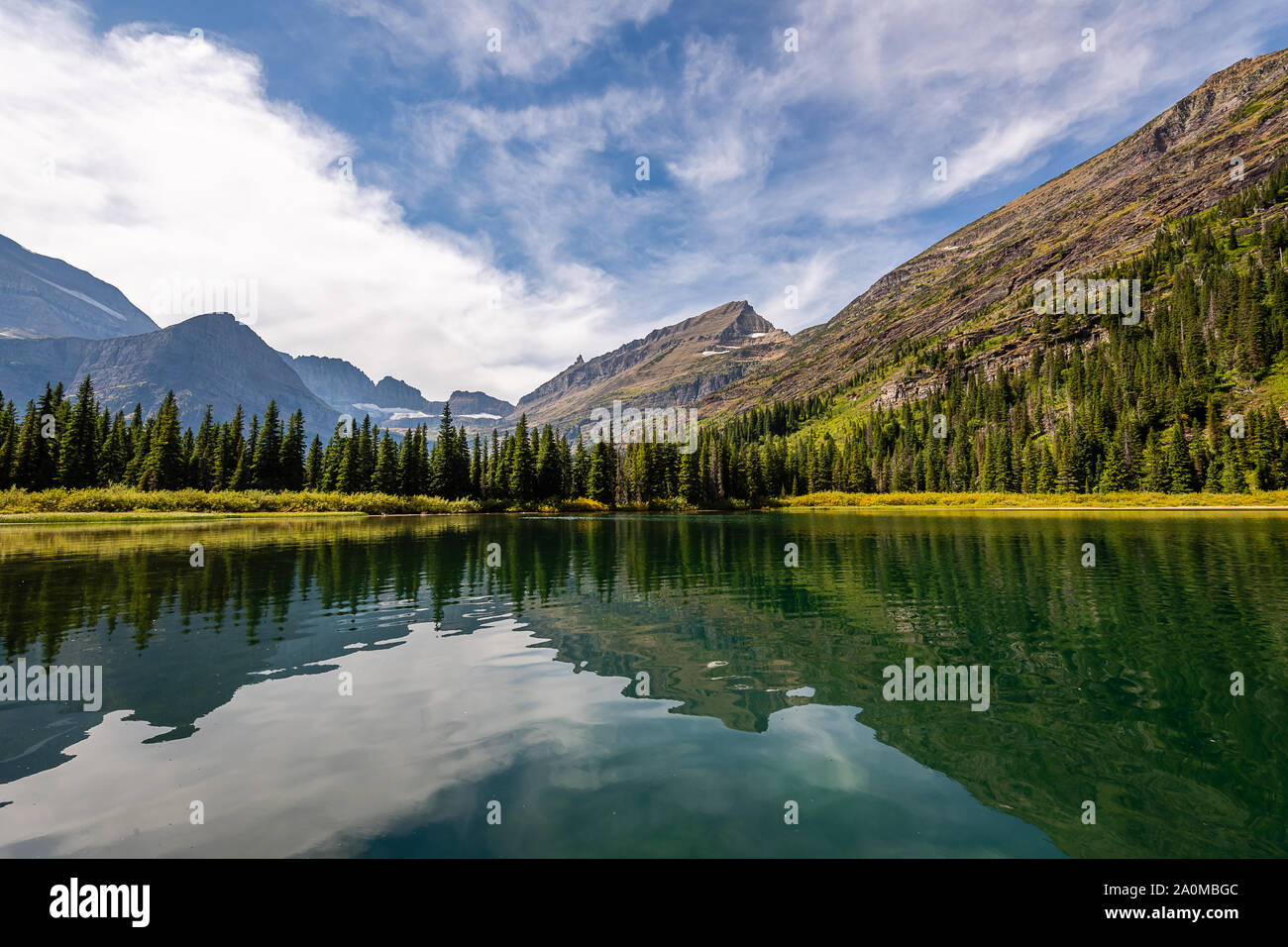 Glacier National Park's Lake Josephine Stock Photo - Alamy
