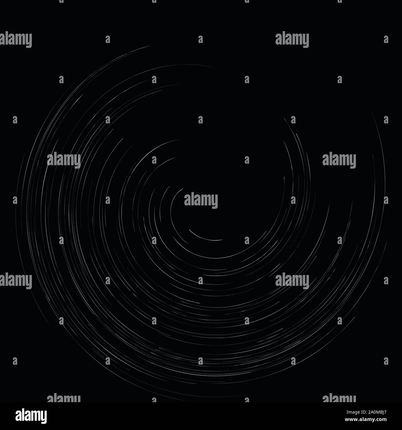 Detailed twirl, spiral element. Whirlpool, whirligig effect. Circular ...