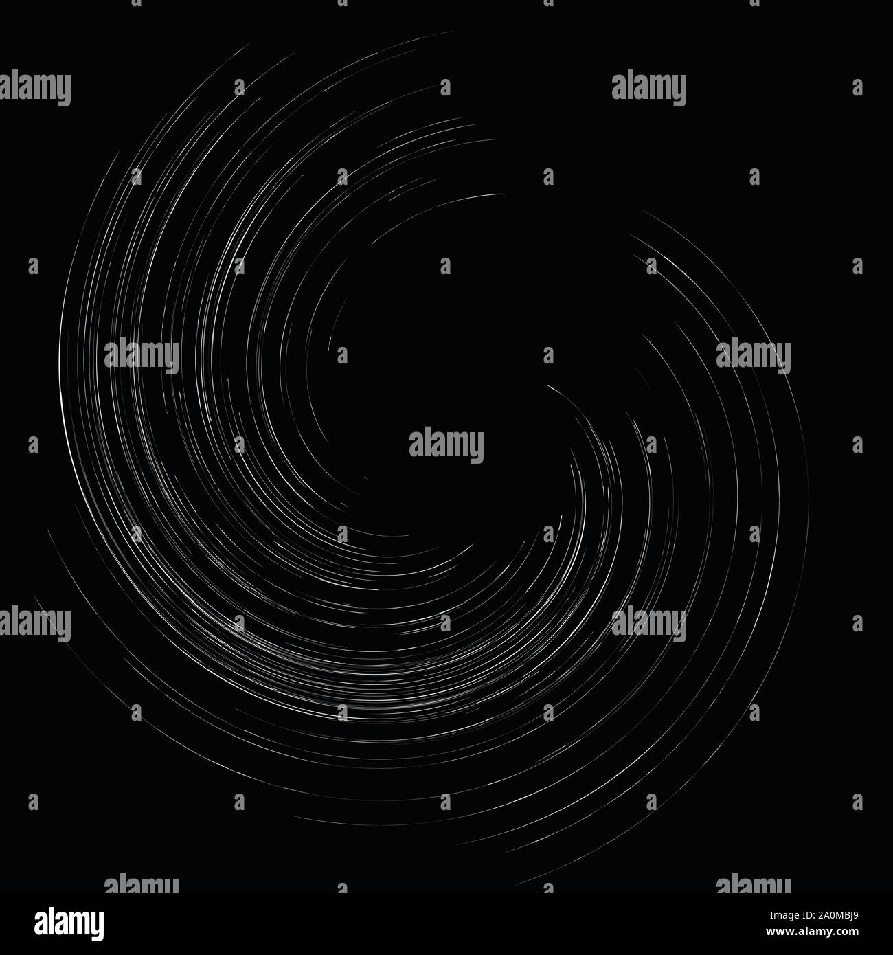 Detailed twirl, spiral element. Whirlpool, whirligig effect. Circular ...