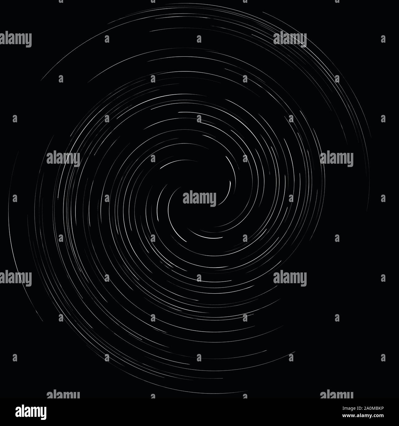 Detailed twirl, spiral element. Whirlpool, whirligig effect. Circular ...