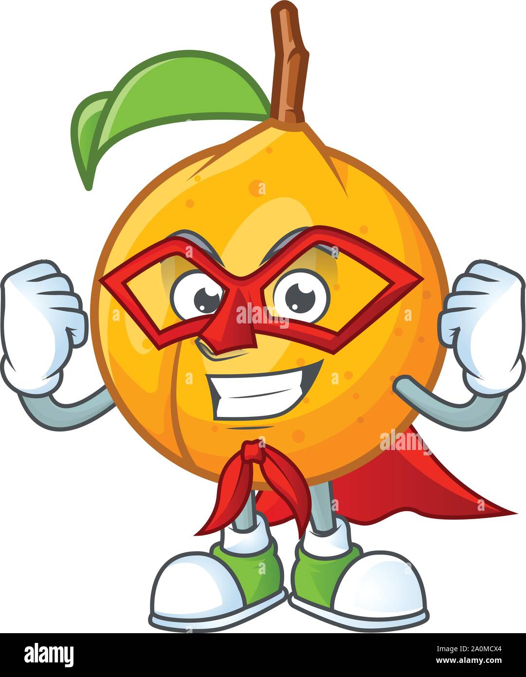 Super hero fresh nutmeg cartoon for recipe food Stock Vector Image ...