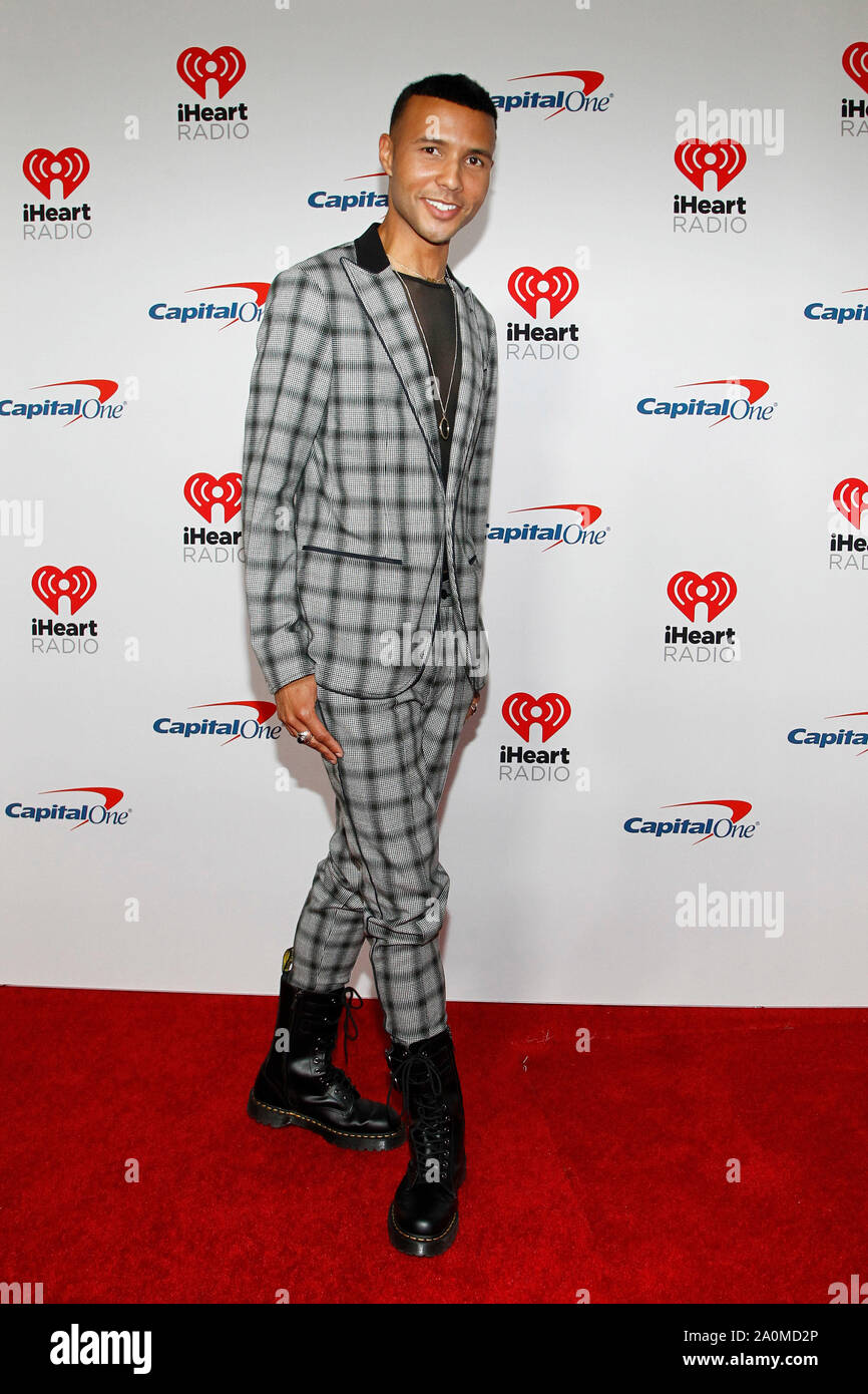Las Vegas, United States. 20st Sep, 2019. Singer Rayvon Owen arrives ...