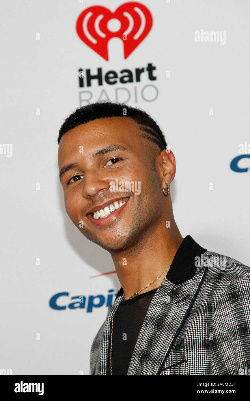 Las Vegas, United States. 20st Sep, 2019. Singer Rayvon Owen arrives ...